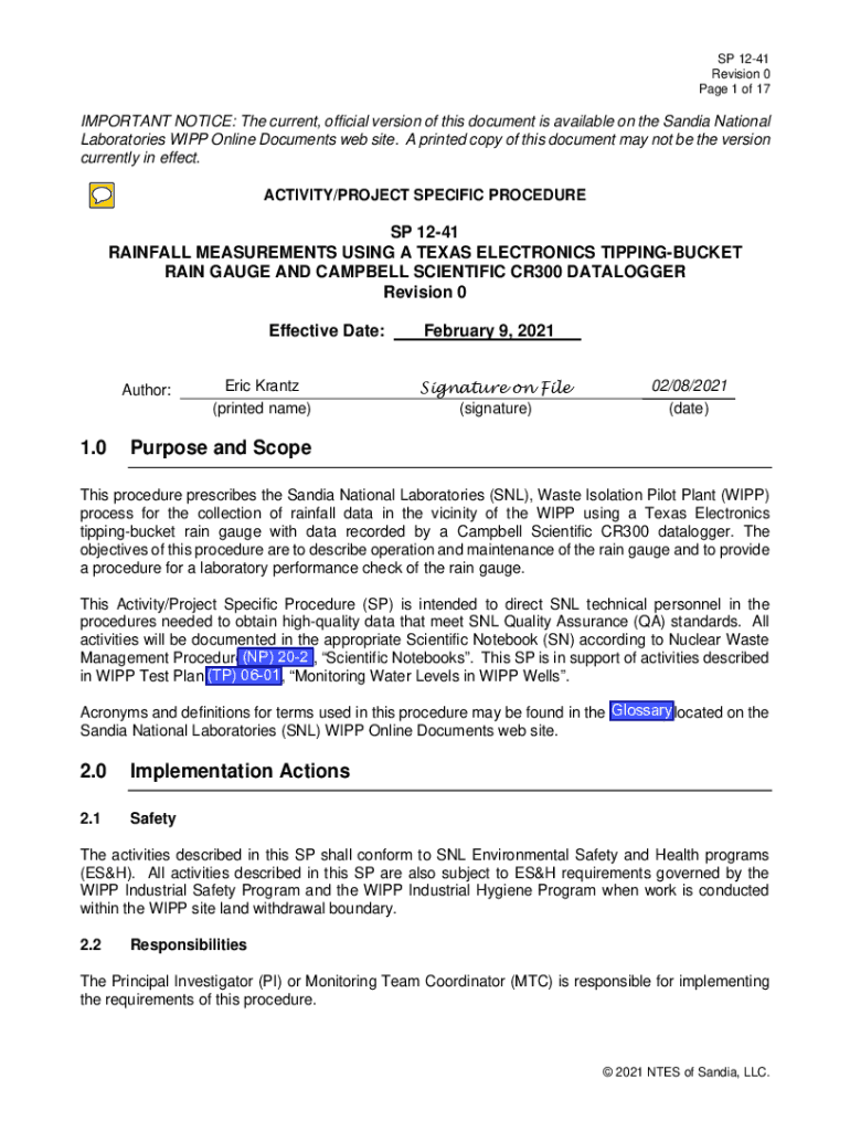 Fillable Online nwmp sandia Waste Isolation Pilot Plant Shaft Sealing System Compliance ... Fax ...