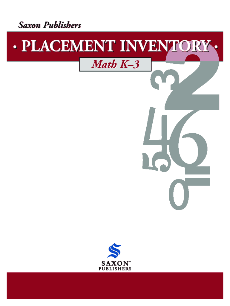 Fillable Online Saxon Math 54 1st Edition Answer Key - PDF Free ...