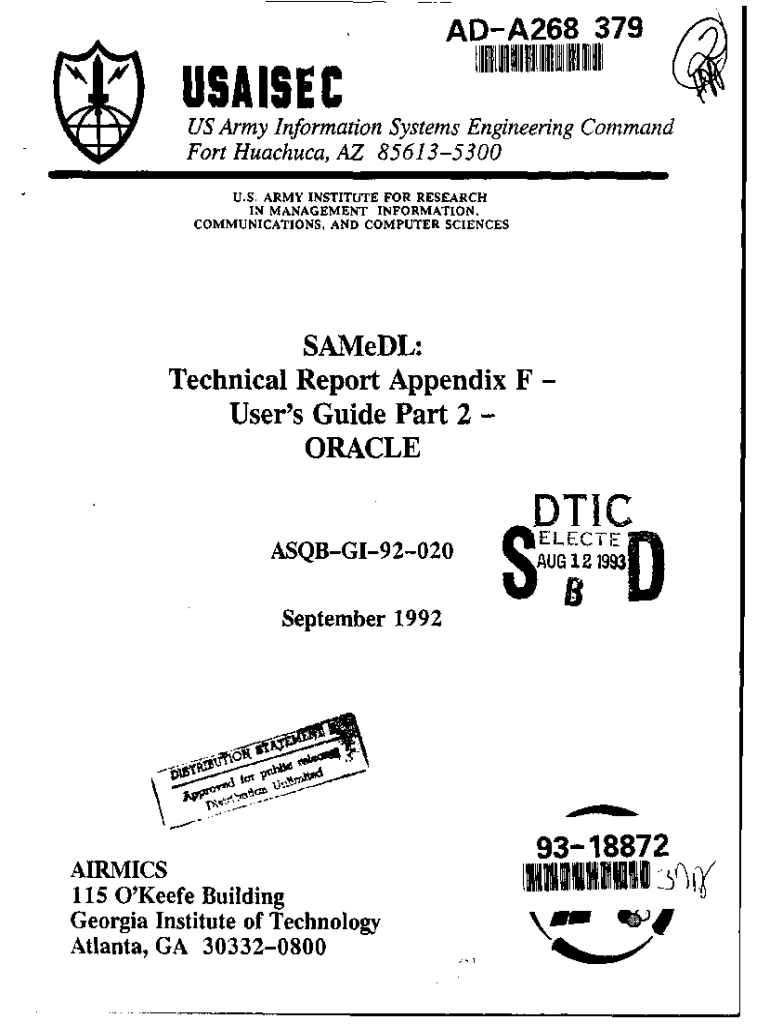 Fillable Online U.S. Army Intelligence Center of Excellence (USAICoE ...