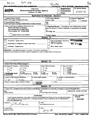 Fillable Online U.S. EPA, Pesticide Product Label, , 05/29/1998 ...