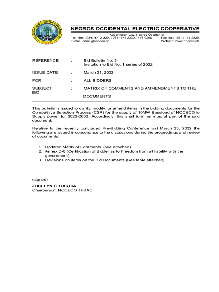 Fillable Online Negros Occidental Electric Cooperative (NOCECO)Home Fax ...