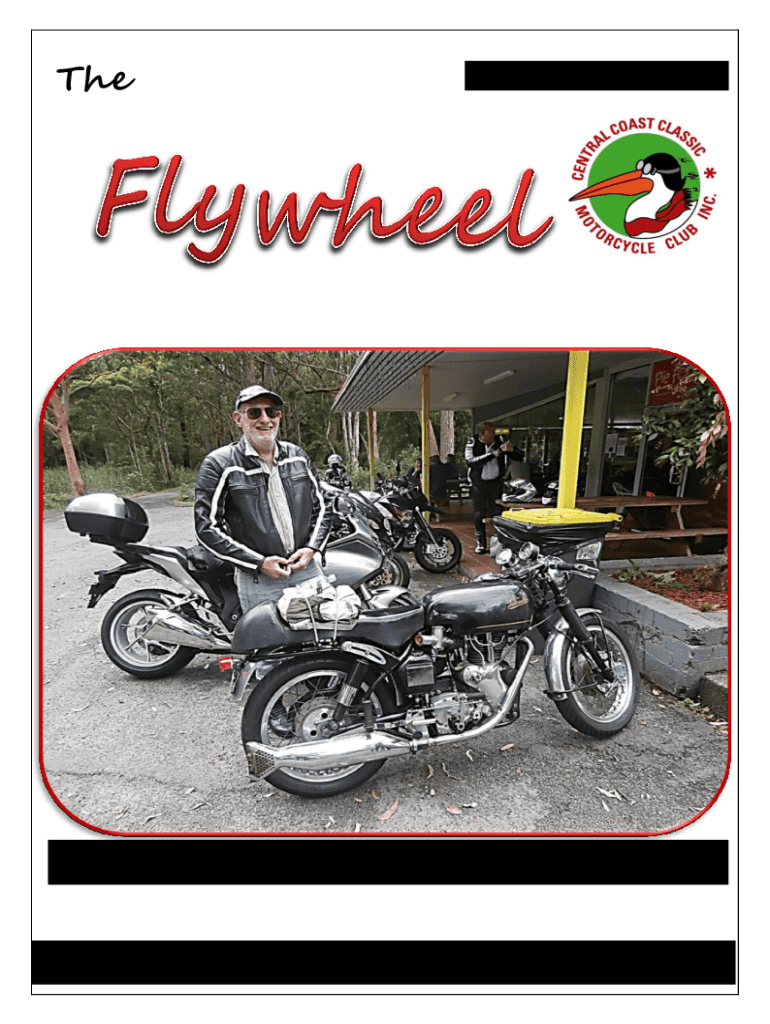 Fillable Online A happy Ian Mohr about to ride the Velocete hes owned ...