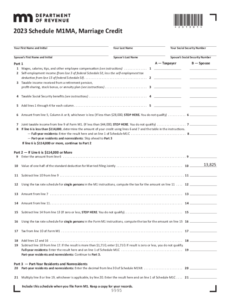 Minnesota m1ma form: Fill out & sign online | DocHub