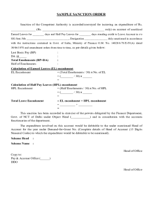 Fillable Online SAMPLE SANCTION ORDER Fax Email Print - pdfFiller