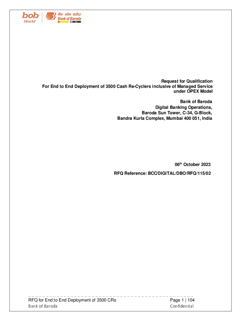 Fillable Online Rfq for Selection of Vendor for Providing End to E... ... Fax Email Print ...