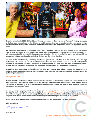 Fillable Online Revive, Australia's Cultural Policy for the next five ...