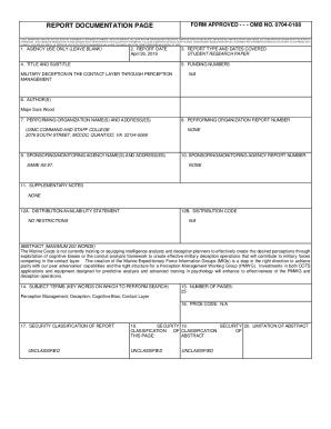 Fillable Online Military Deception in the Contact Layer Through ...