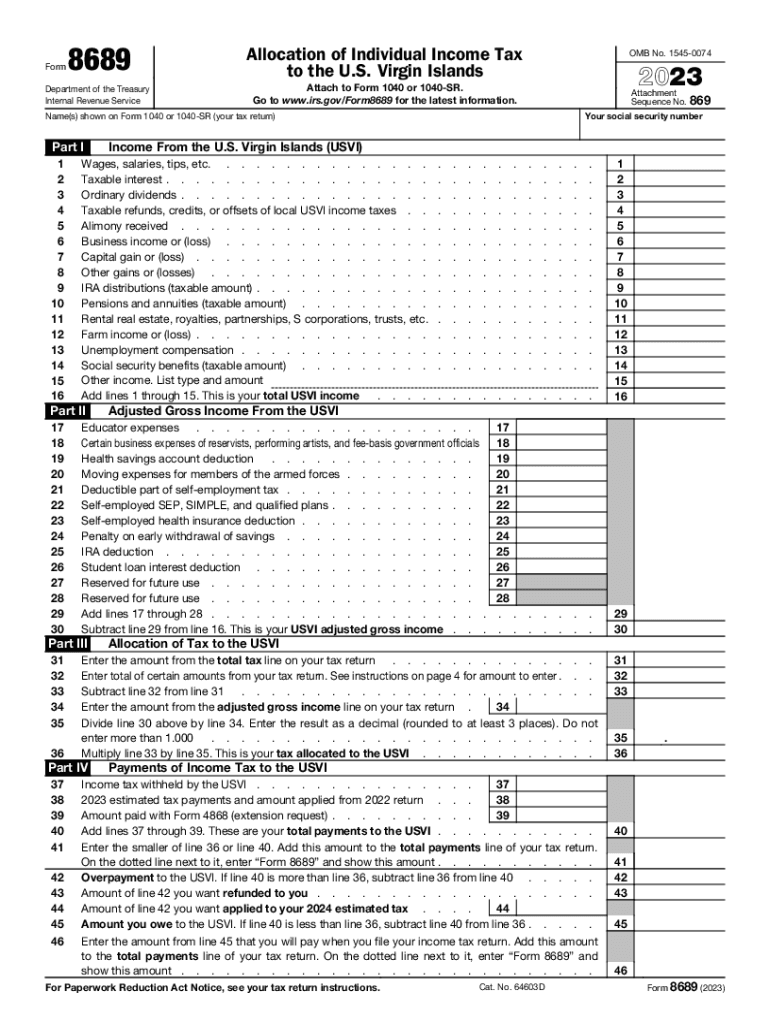 Form 8689 irs: Fill out & sign online | DocHub