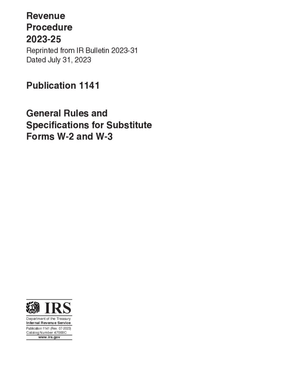 Irs Publication 1141 - Fill online, Printable, Fillable Blank