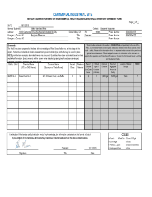 Fillable Online Hazardous Materials Inventory Statement (HMIS) V2.xlsx ...