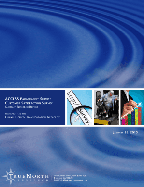 Fillable Online OC ACCESS Application Form (Service Info sheet and ...