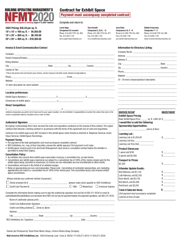 Fillable Online Largest and most diverse conference session offerings - NFMT Fax Email Print ...