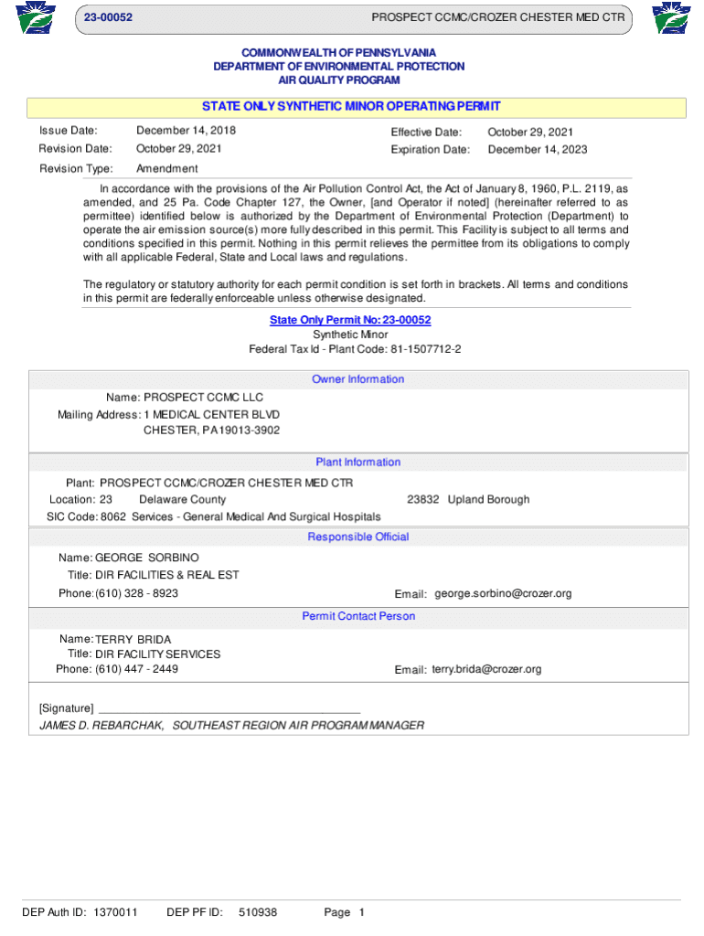 Fillable Online files dep state pa Applications and forms to operate equipment that emits air ...