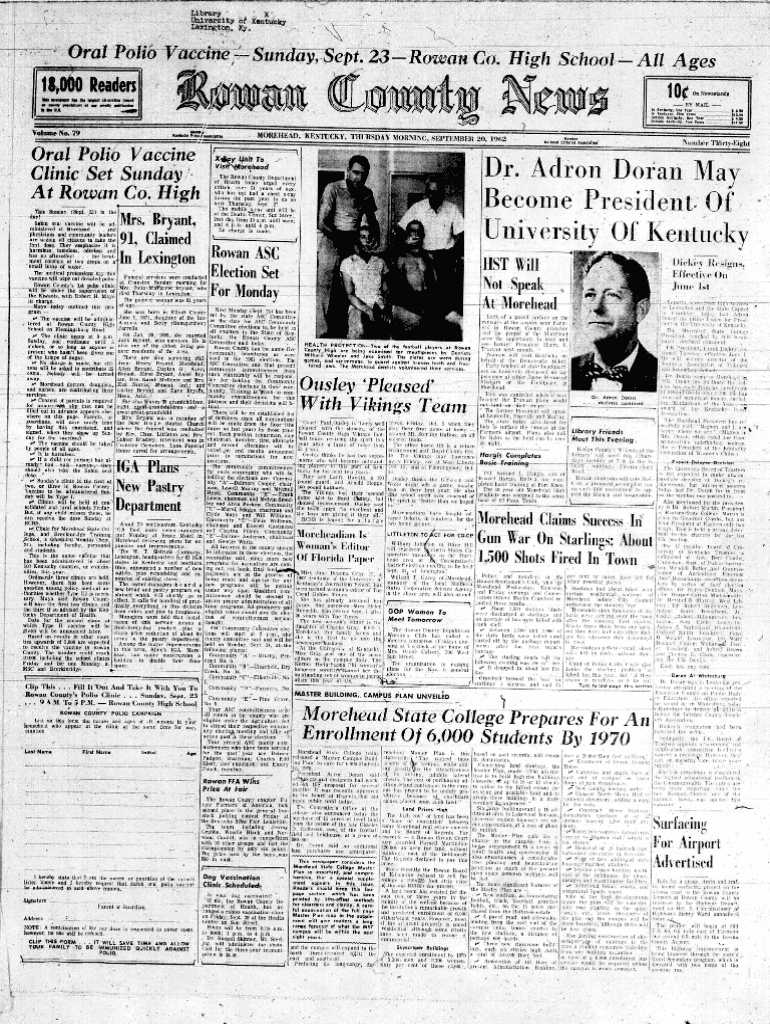 Fillable Online A Dr. Adron Doran May Become President Of University Of ...