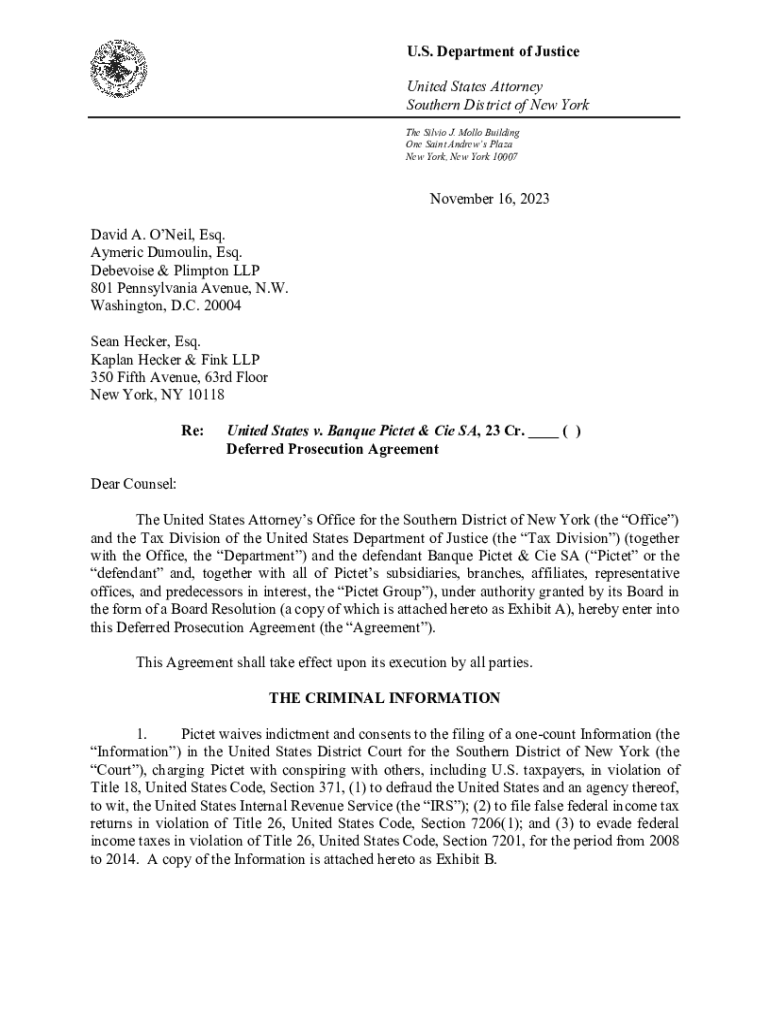 Fillable Online St. Andrew's Plaza, Silvio J. Mollo Federal Building ...