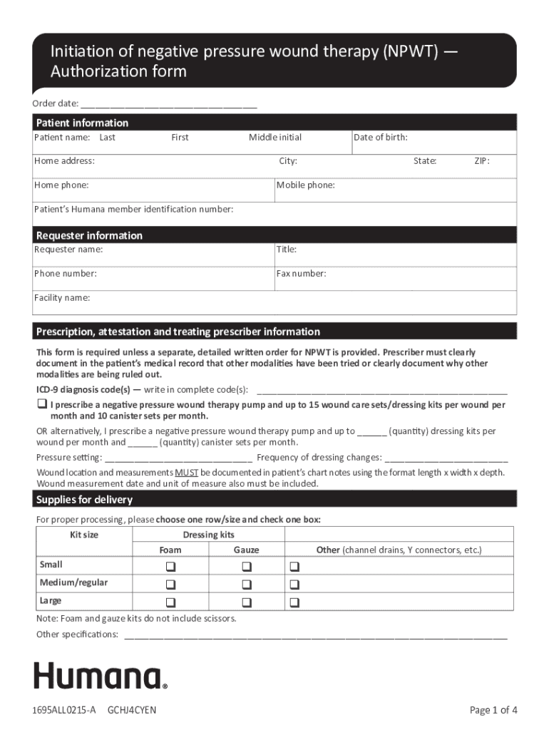 Fillable Online HUMANA Therapy Fax Request Form Fax Email Print - pdfFiller