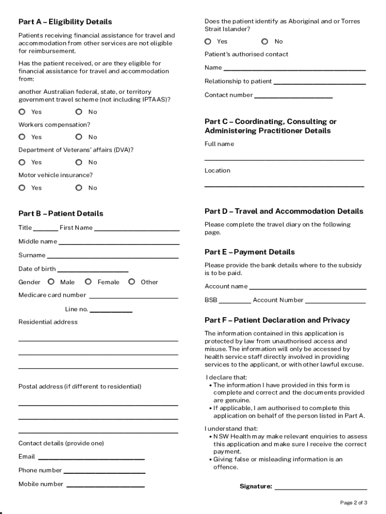 Fillable Online IPTAAS Voluntary Assisted Dying Application Form Fax ...