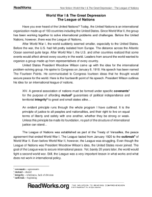 Fillable Online World War I Nonfiction Children's Book Collection Fax ...