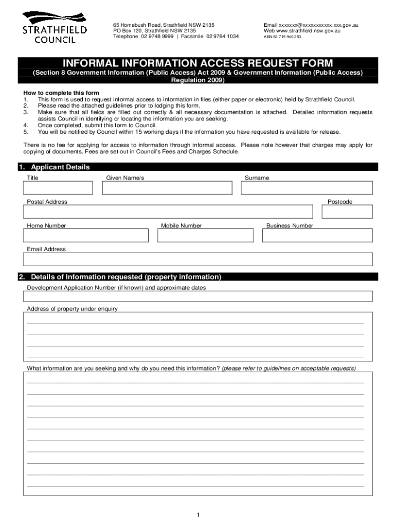 Fillable Online Fact Sheet - Informal release of information Fax Email Print - pdfFiller