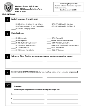 Fillable Online Entering Course Requests in the Student Portal Fax ...