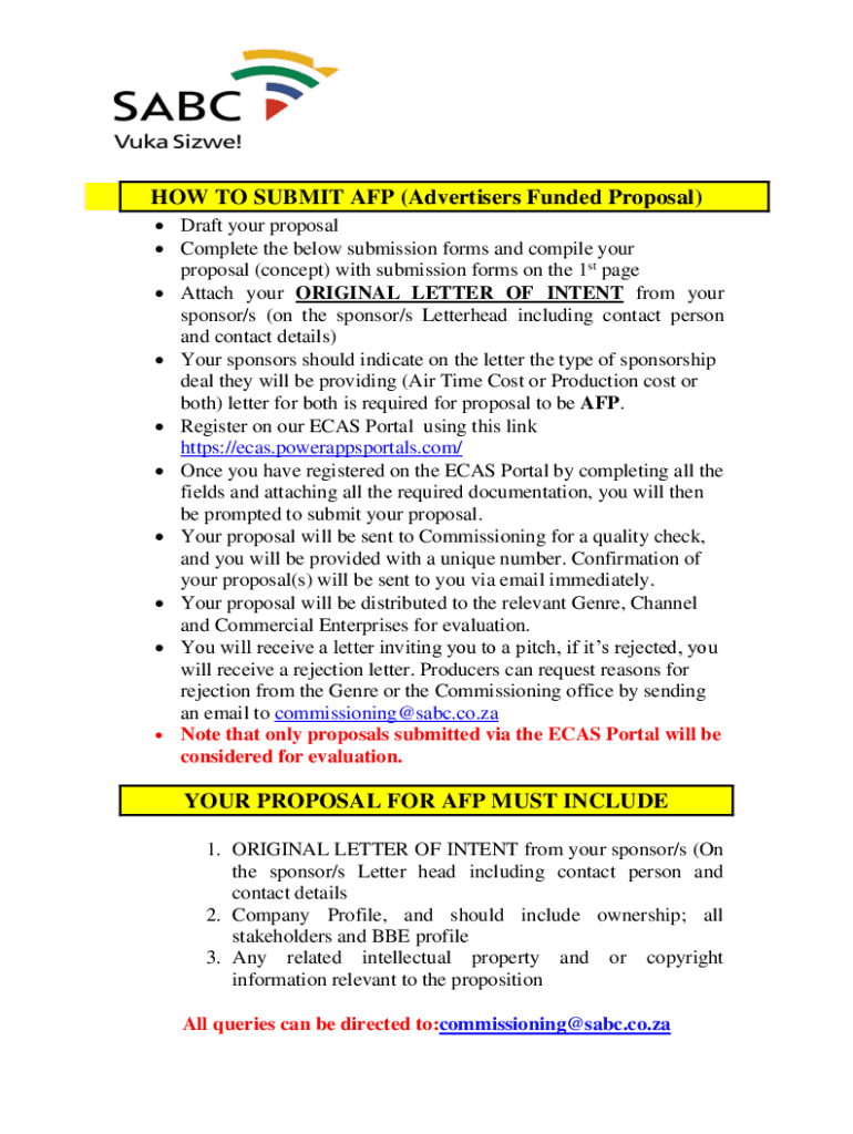 Fillable Online SABC-AFP-Commissioning-Proposal-Submission-Forms-4 ...