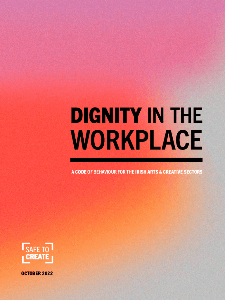 Fillable Online Safe to Create's Dignity in the Workplace A ... Fax ...