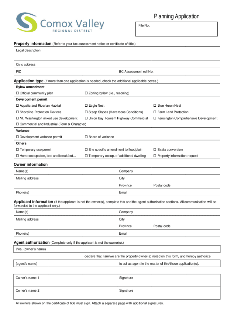 Fillable Online Property information (Refer to your tax assessment ...