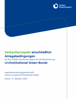 Ausfüllbar Online fr das OGAW-Sondervermgen mit der Bezeichnung: Fax ...