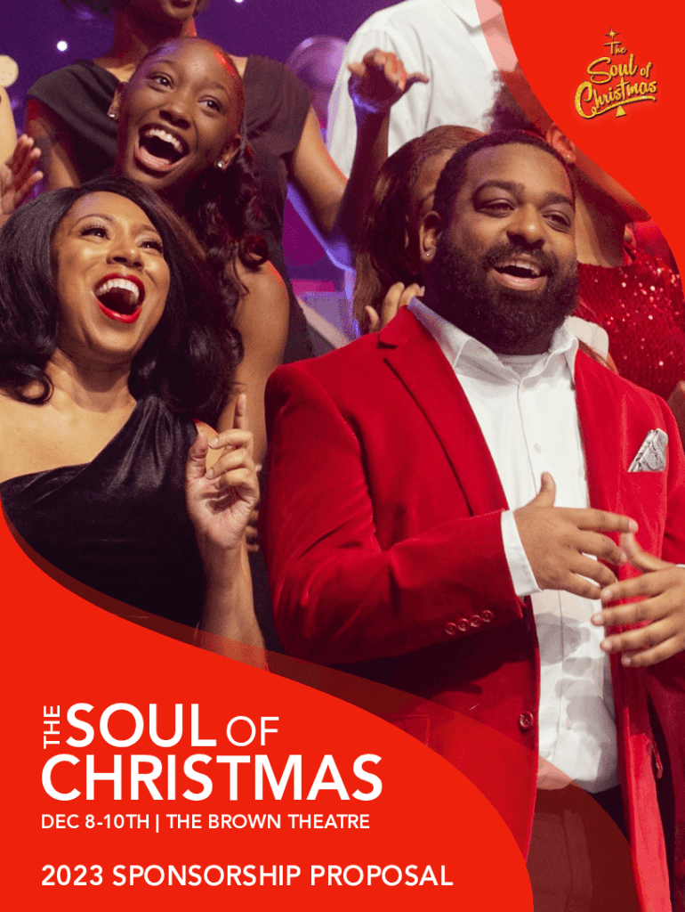 Fillable Online FAITH WORKS STUDIOS - Soul of Christmas Sponsorship Fax Email Print - pdfFiller