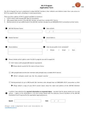 Fillable Online AMYAC Application Form Template Fax Email Print - pdfFiller