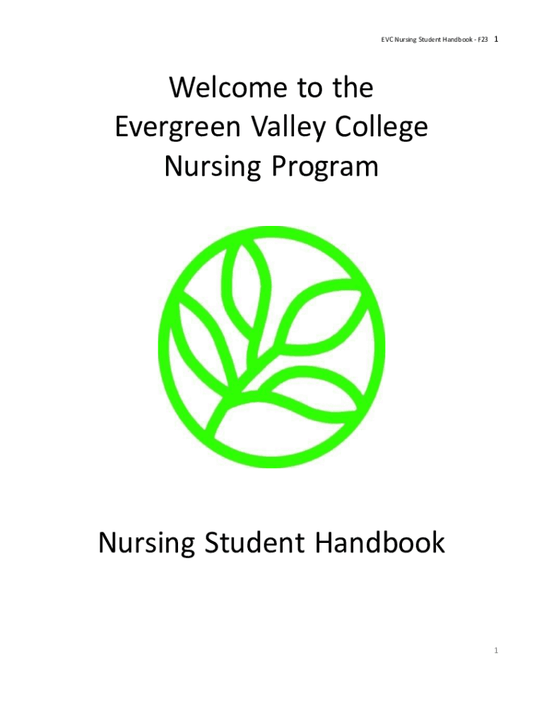 Fillable Online Welcome to the Evergreen Valley College Nursing Program ...