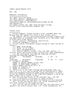 Fillable Online labdoo-laptop-request-form-english Fax Email Print ...