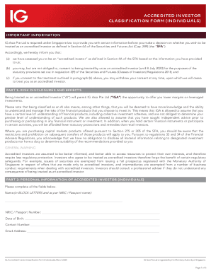 Fillable Online a c-dn ACCREDITED INVESTOR CLASSIFICATION FORM ... - C ...