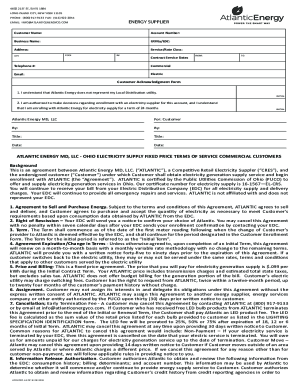 Fillable Online How Atlantic Energy Can Get Green Energy To Your State ...