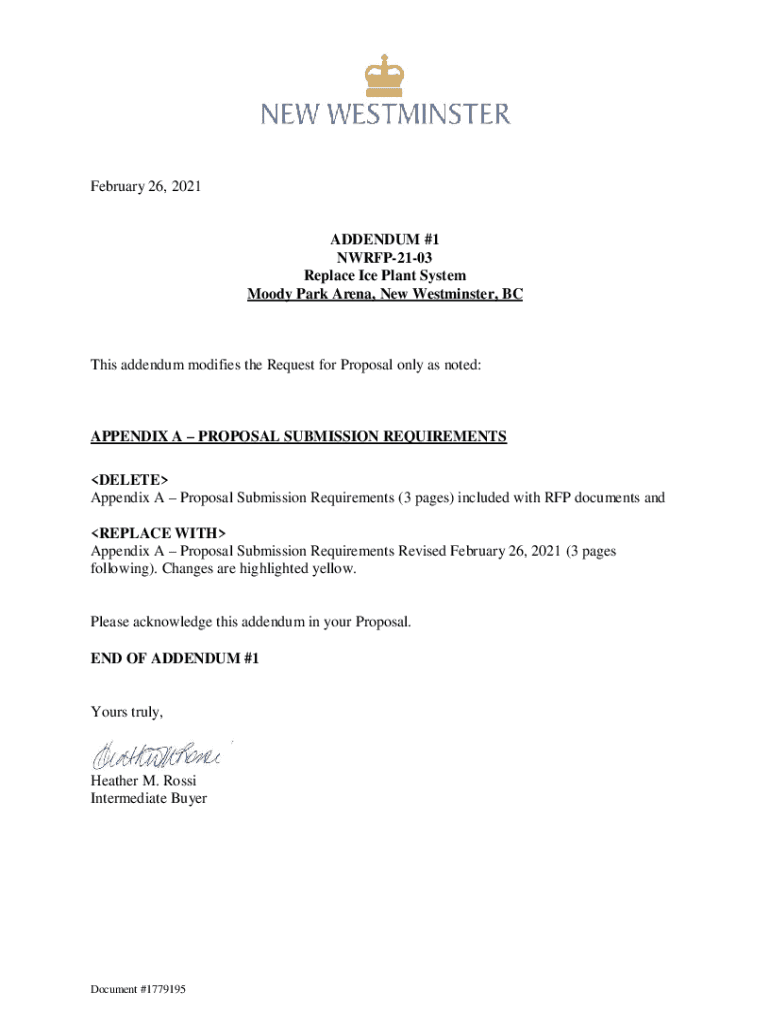 Fillable Online Second Addendum to Initial Statement of Reasons 2-26-21 Fax Email Print - pdfFiller