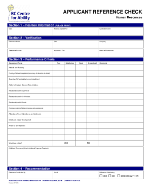 Fillable Online Reference Check Form v2.docx Fax Email Print - pdfFiller