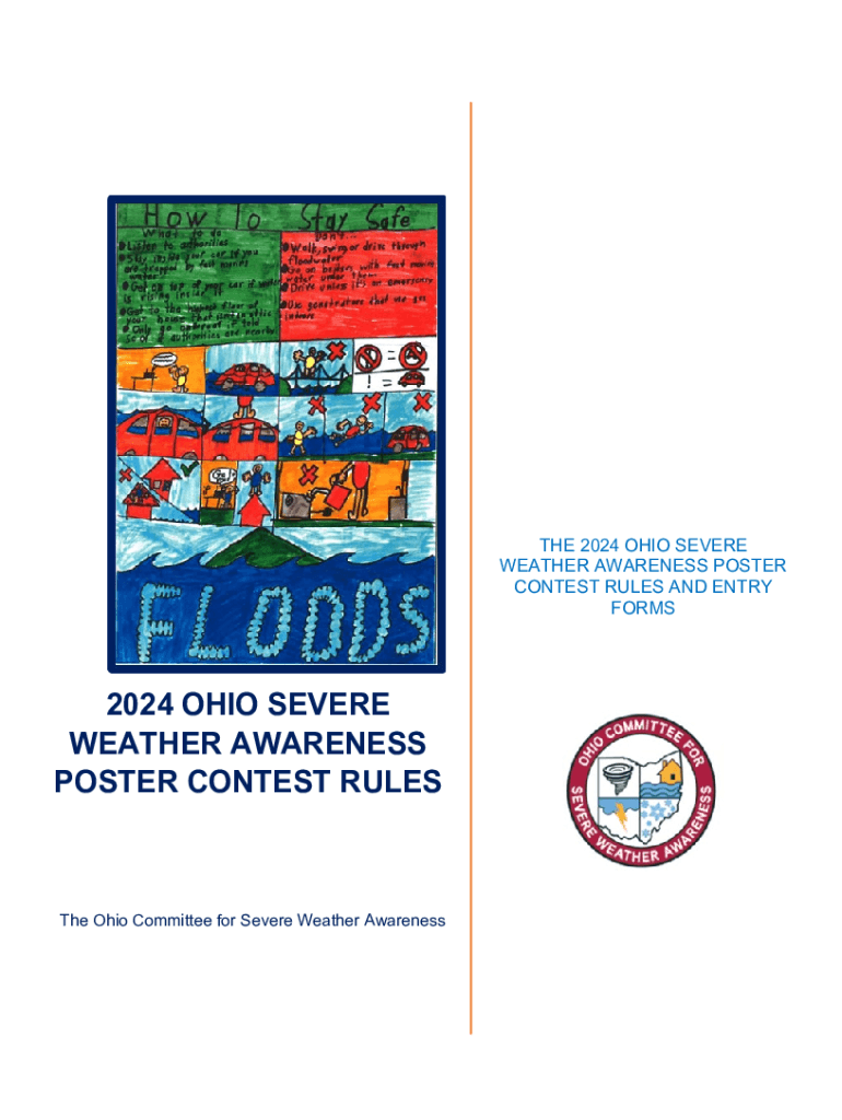 Fillable Online Severe Weather Awareness Poster Contest is Now Open Fax ...