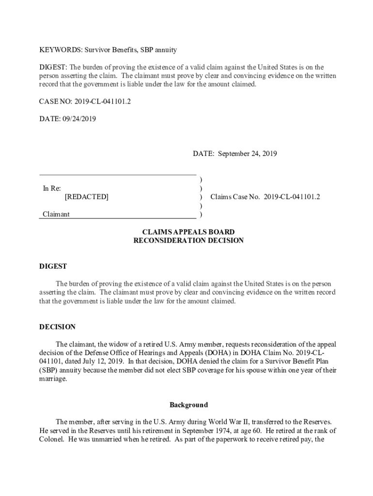 Fillable Online A Better Military Survivor Benefit Plan vs Life ...