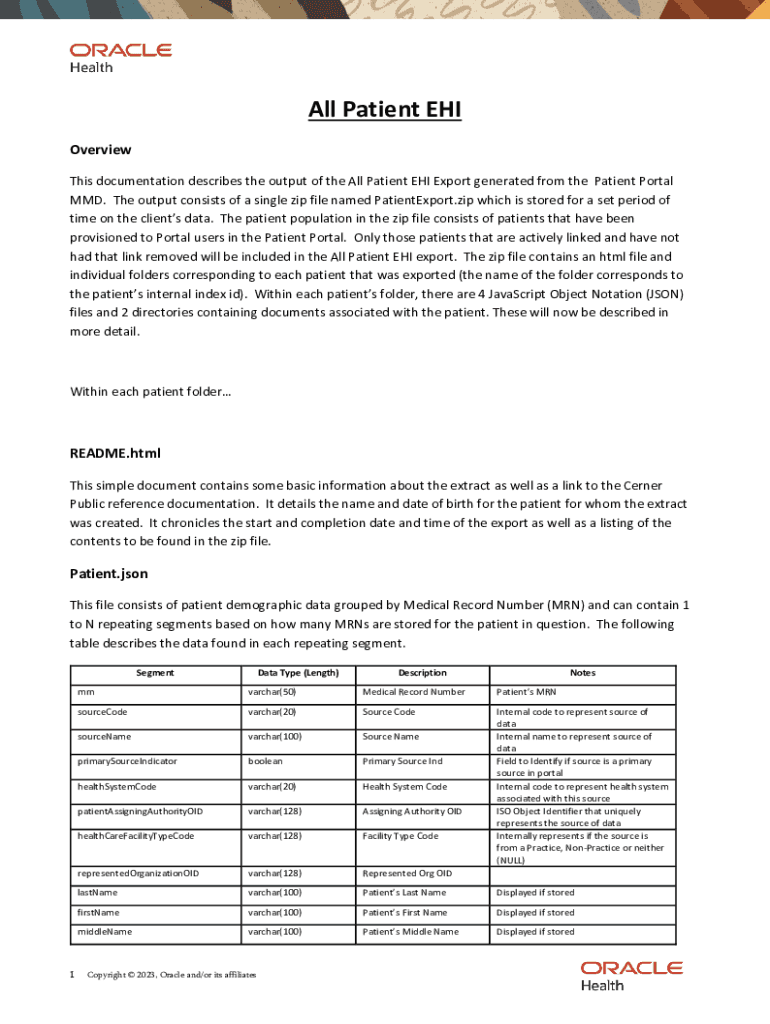 Fillable Online Defining EHI and the Designated Record Set in an ...