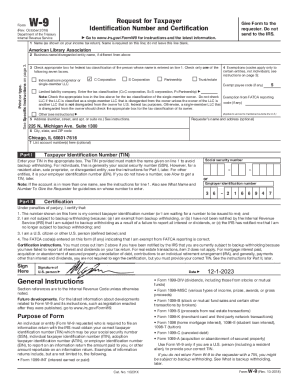 Fillable Online Form W-9 Guidance Fax Email Print - pdfFiller