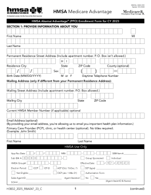 Fillable Online HMSA Akamai Advantage Standard and Standard Plus PPO ...