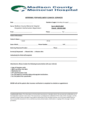Fillable Online Referral form- Wound Care and Infusion Services .docx ...