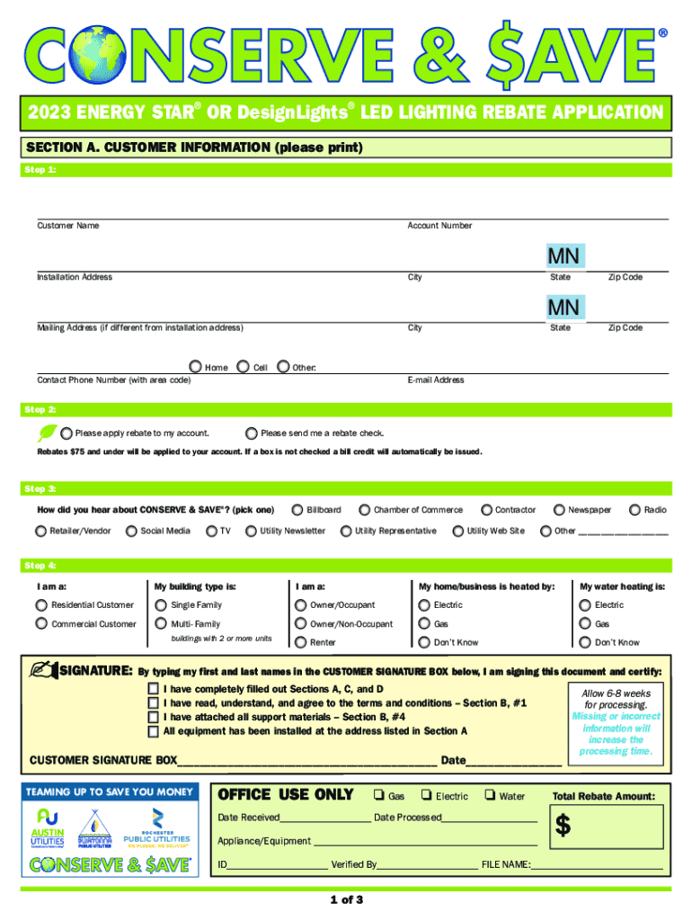 Fillable Online A Guide to Commercial LED Lighting Rebates in 2023 Fax ...