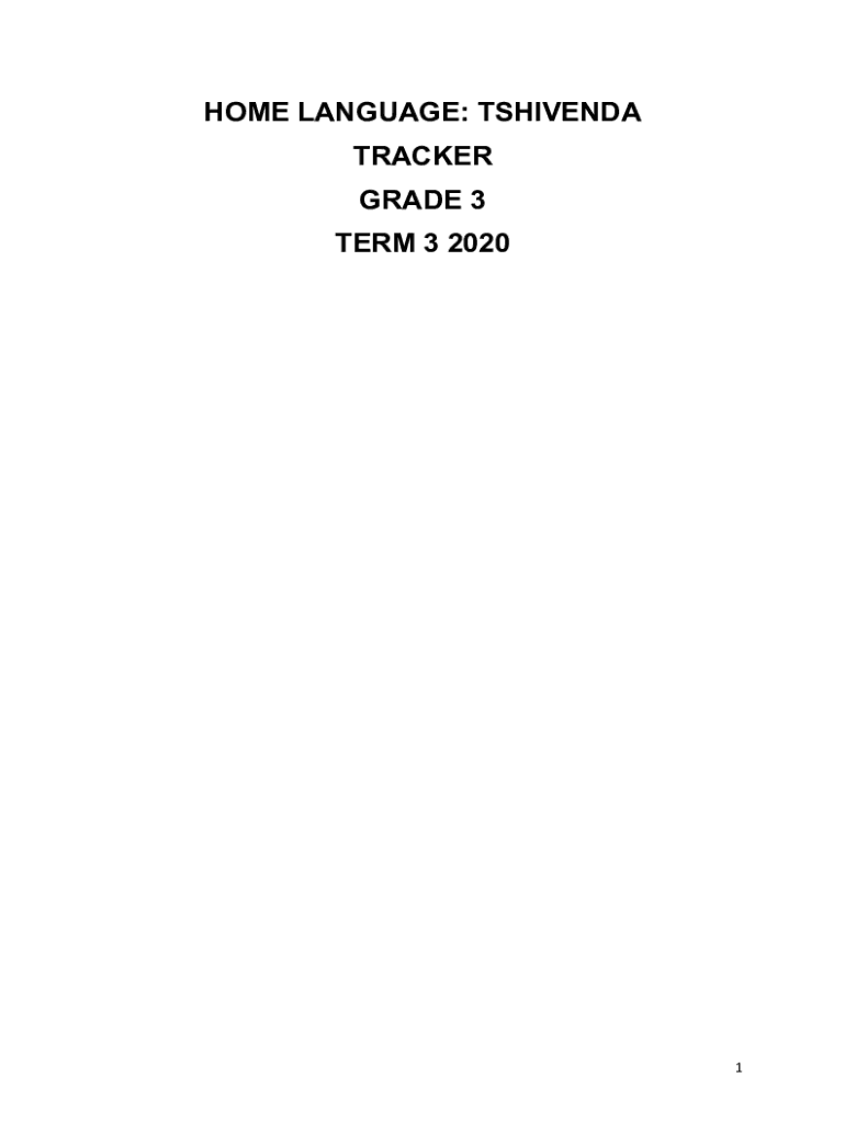 Fillable Online nect org Tshivenda Grade 3 Worksheets, Lessons and ...