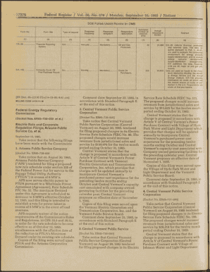 Fillable Online Notice of Activity Form to Register for Activities on ...