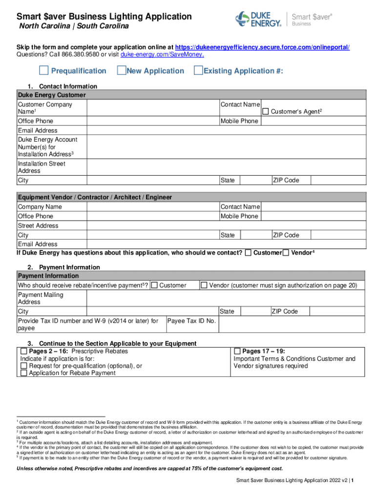Fillable Online Program Information for Duke Energy Midstream Lighting Fax Email Print - pdfFiller