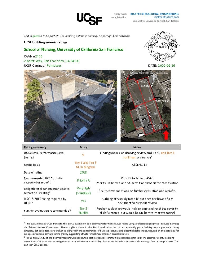 Fillable Online realestate ucsf List of 12 Maffei Structural Engineering Employees Fax Email ...