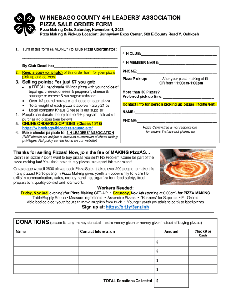 Fillable Online Member-Order-Form-Pizza-FALL- ... Fax Email Print ...