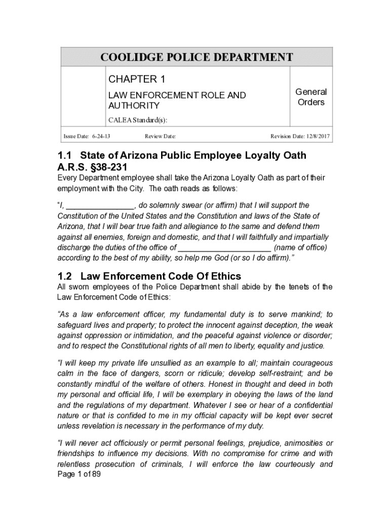 Fillable Online General Order 22.3 Off-Duty and Extra-Duty Employment ...