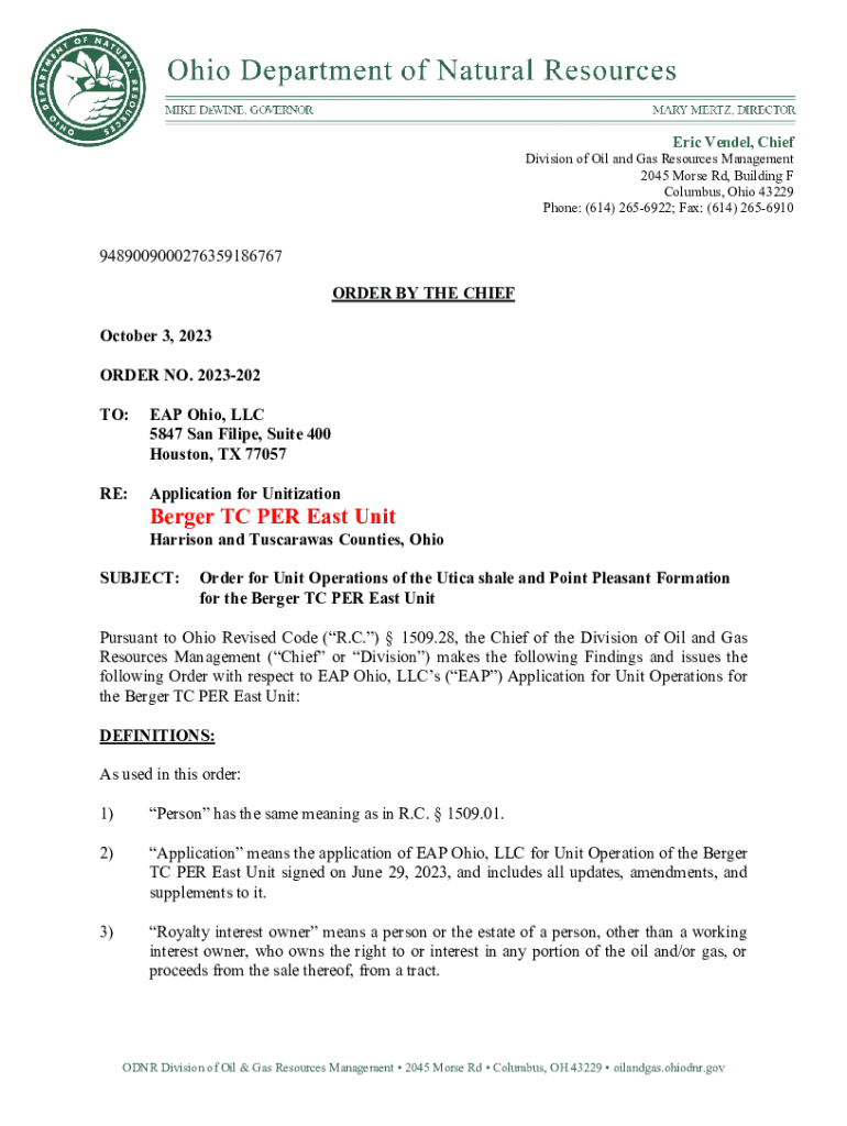 Fillable Online Berger TC PER East Unit Fax Email Print - pdfFiller